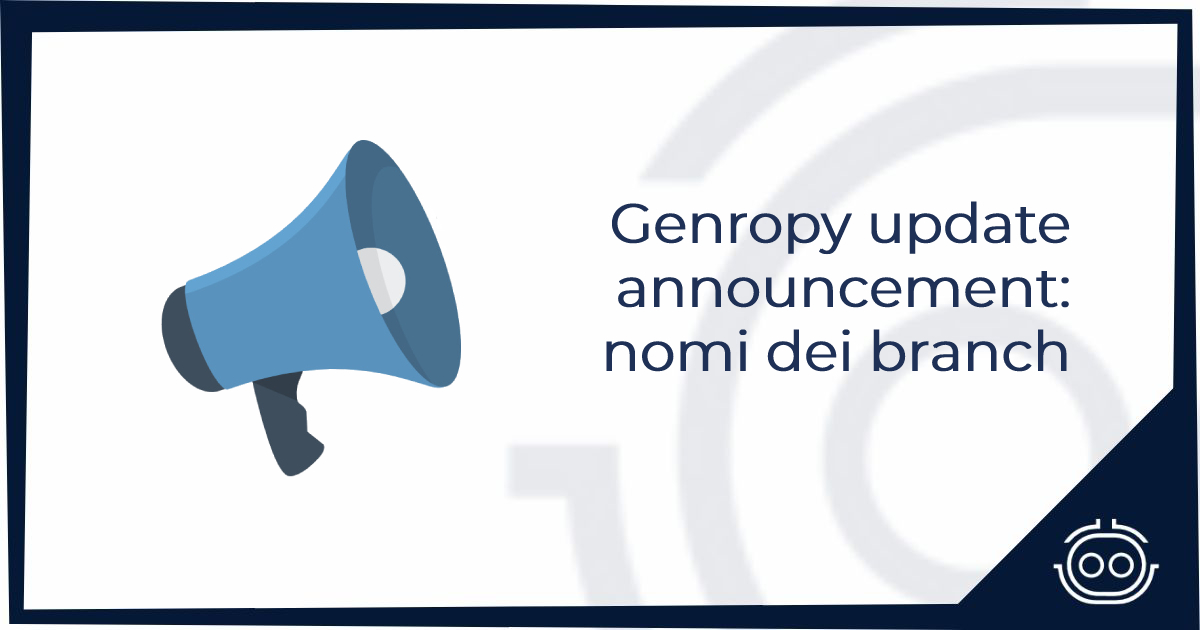 Genropy update announcement: nomi dei branch - Genropy
